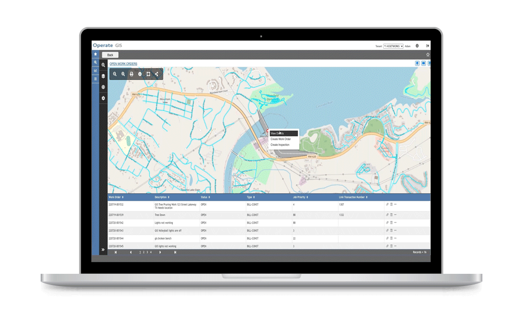 Map-Centric Asset Management (GIS) | FacilityForce